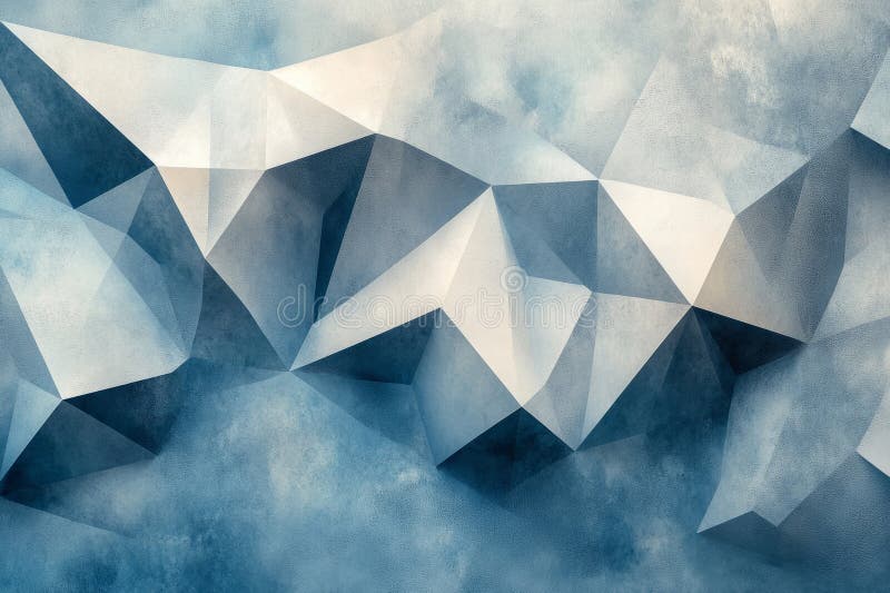 Geometric Low Poly Background Featuring Dynamic Shapes in Shades of ...