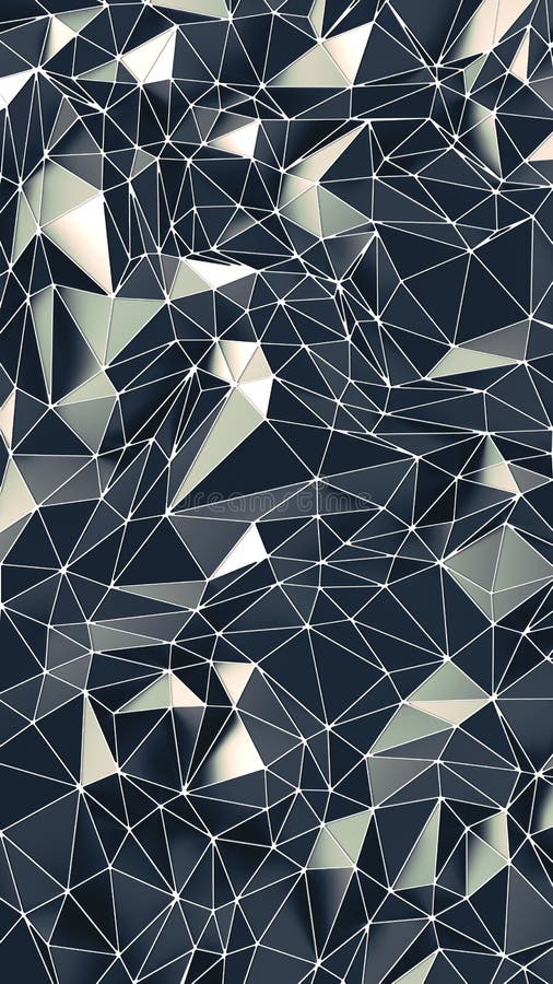 Geometric Low Poly Graphic Repeat. Pattern Made Out of Triangular ...