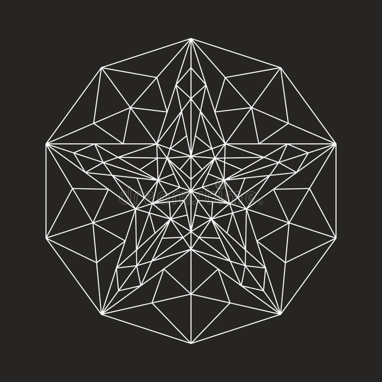 Star Polygons Stock Illustrations – 998 Star Polygons Stock ...