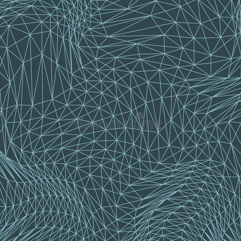 Geometric Low Poly Triangle Linear Background Stock Vector ...