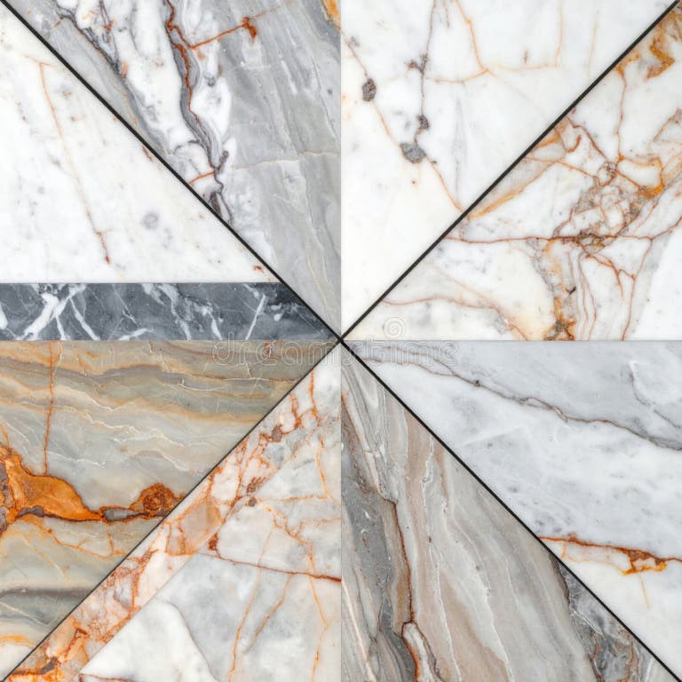 Geometric Marble Pattern Texture Background with Diagonal Symmetry and ...