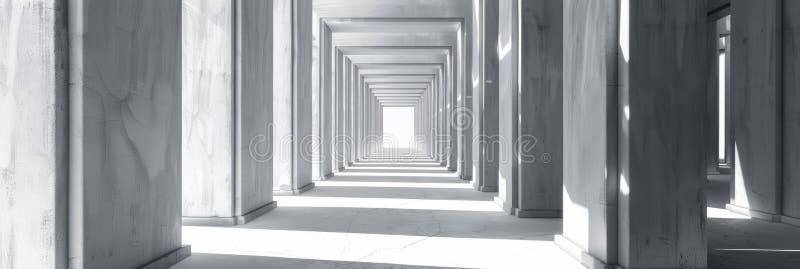 A Geometric Maze of Pillars Giving an Illusion of Infinite ...