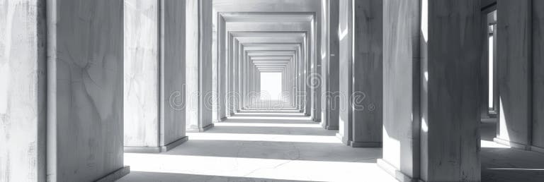A Geometric Maze of Pillars Giving an Illusion of Infinite ...
