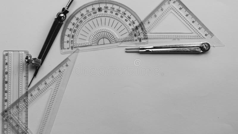 Geometric Measuring Tools, Drawing Items and Mathematical Instruments ...