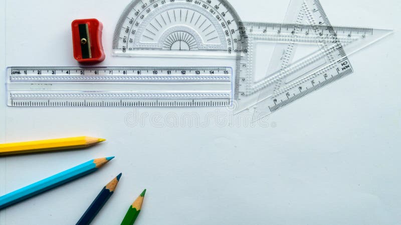 Geometric Measuring Tools, Drawing Items and Mathematical Instruments ...