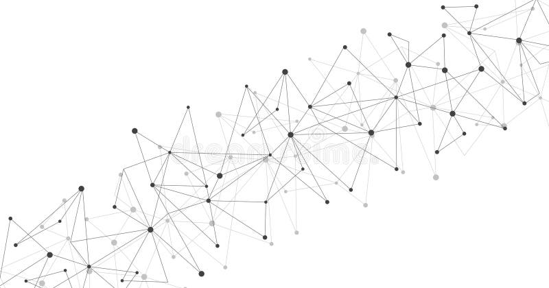 Geometric Mesh Lines on a White Background Stock Vector - Illustration ...