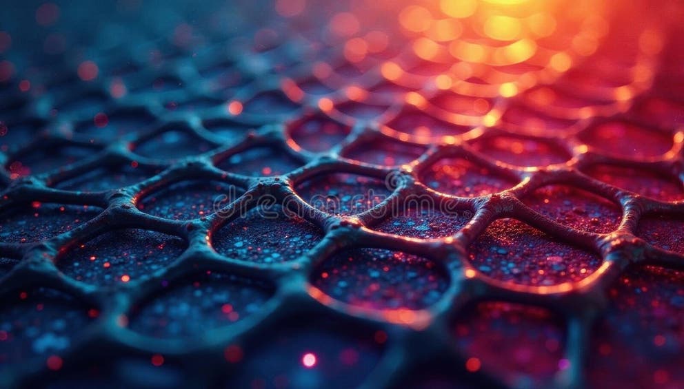 Geometric Metal Mesh Structure, Abstract Design, Lines, Angles Stock ...