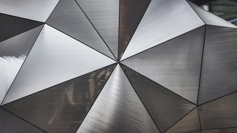 Geometric Metal Texture, Abstract Grey and Silver High Quality Image ...