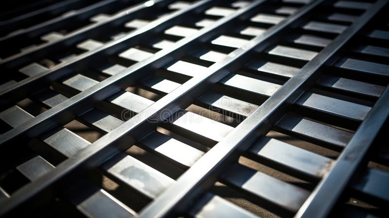 Geometric Metal Texture Pattern Stock Illustration - Illustration of ...