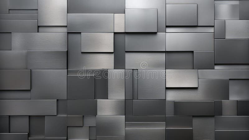 Geometric Metal Texture Seamless Stock Illustration - Illustration of ...