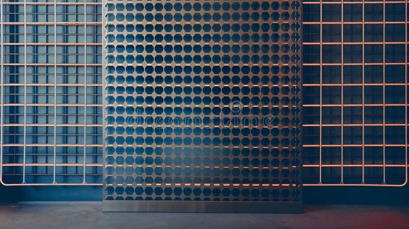 Geometric Metal Wall Panel Design, Modern Interior Good Resolution ...