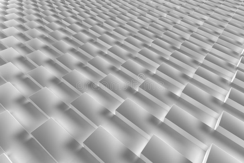 Geometric Metallic Pattern with Reflective Blocks for Modern Design ...