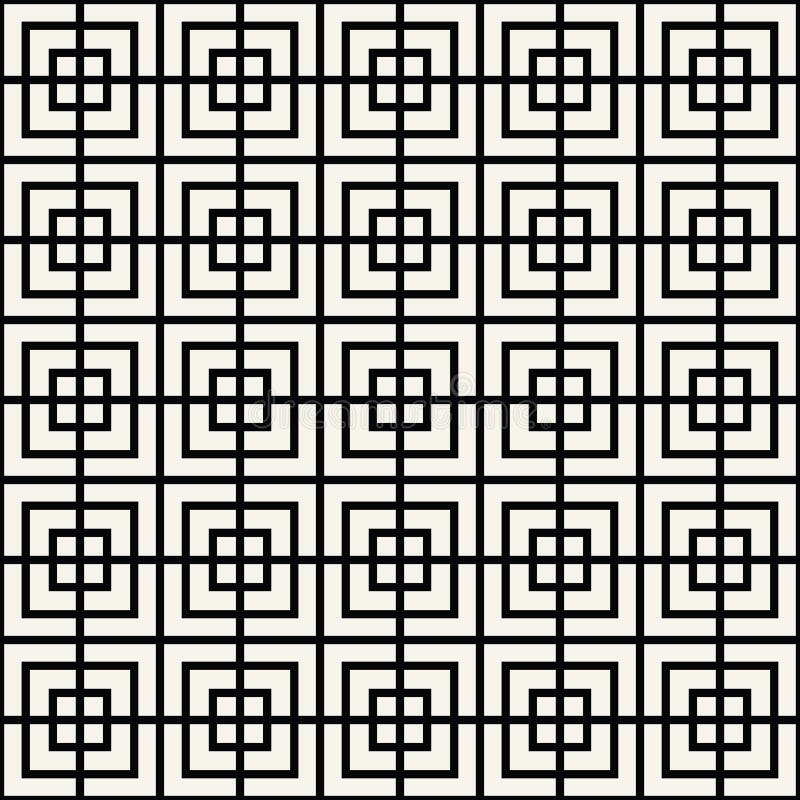Geometric Minimal Square Grid Graphic Pattern Background Stock Vector ...
