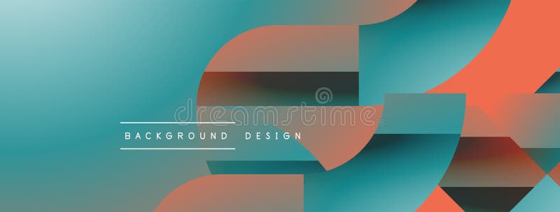 Geometric Modern Creative Abstract Design Stock Vector - Illustration ...