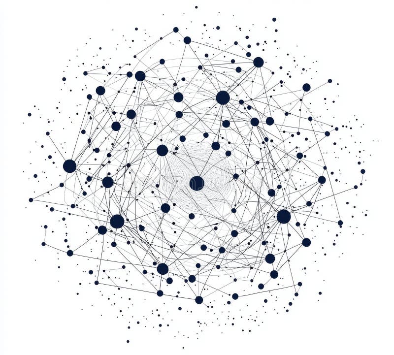 A Geometric Modern Illustration for Business and Technology that ...