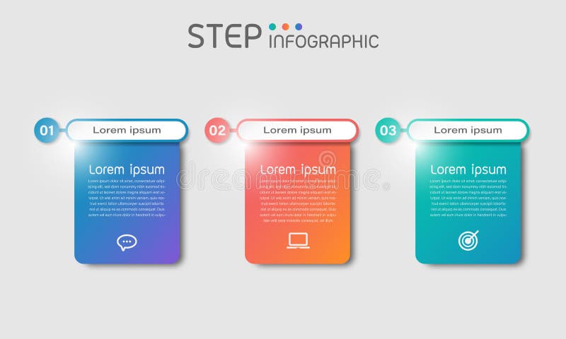 Geometric Modern Shape Elements with Steps,options,milestone,timeline ...