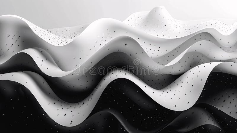 Geometric Monochrome Patterns Blending Art and Simplicity. Stock ...