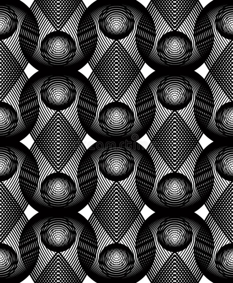 Geometric Monochrome Polygonal Structure with Lines Mesh, Modern Stock ...