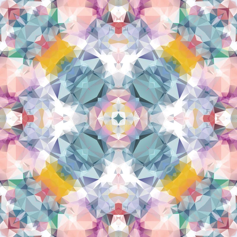 Geometric Mosaic Seamless Pattern Design, Repeat Textile Design ...