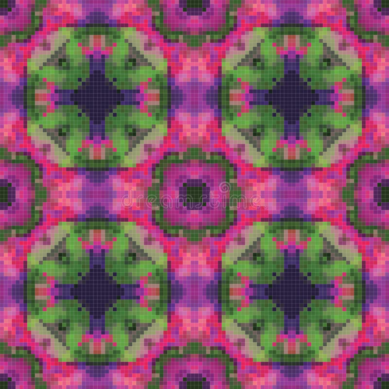 Geometric Mosaic Seamless Pattern Design, Repeat Textile Design ...