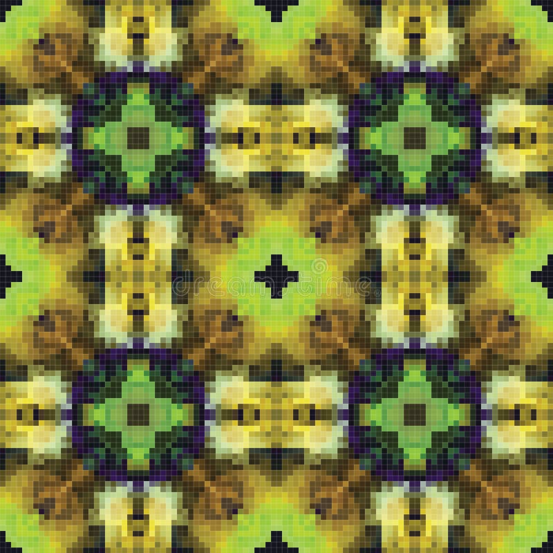 Geometric Mosaic Seamless Pattern Design, Repeat Textile Design ...