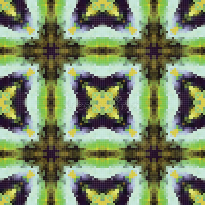 Geometric Mosaic Seamless Pattern Design, Repeat Textile Design ...