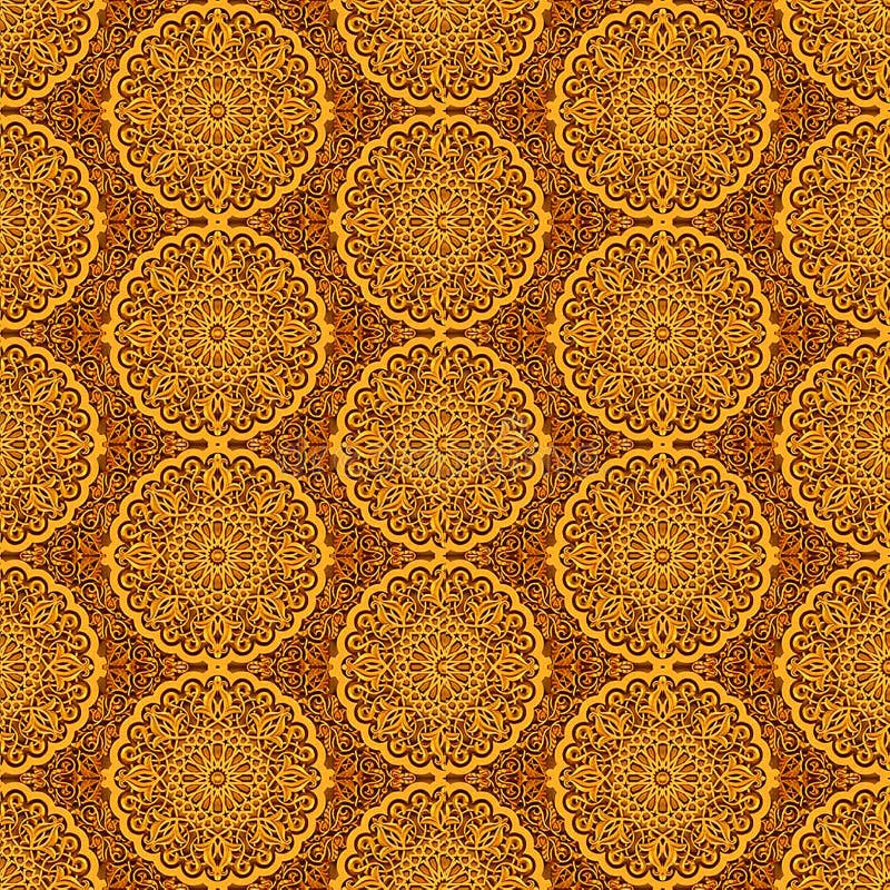 Geometric Motifs on Abstract Background Stock Illustration ...