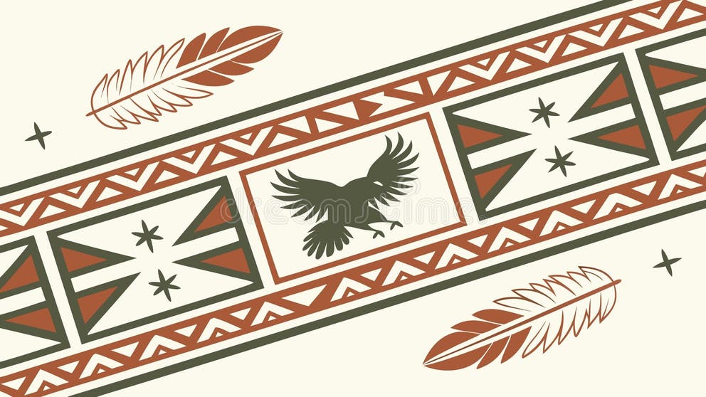 Native American Geometric Border Design Stock Illustrations – 17,398 ...