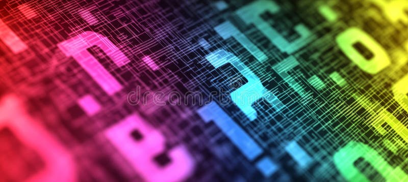 Geometric Network Lights and Data, Cyber Security , Information ...
