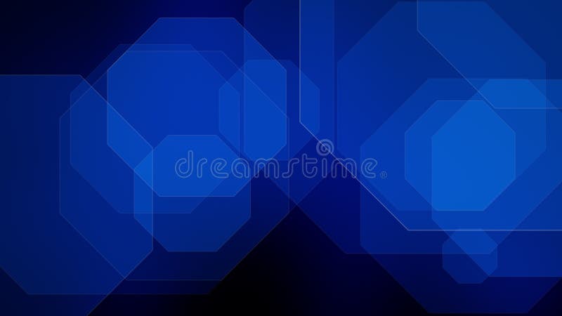 Blue Smooth Abstract Background, Defocused Lights Stock Image - Image ...