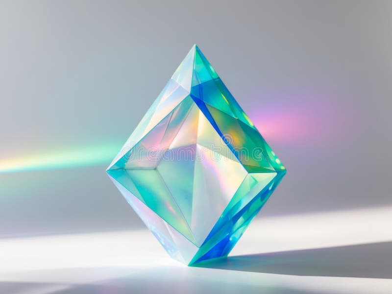 Geometric Opal an Opal Shape Using Geometric Forms Stock Photo - Image ...