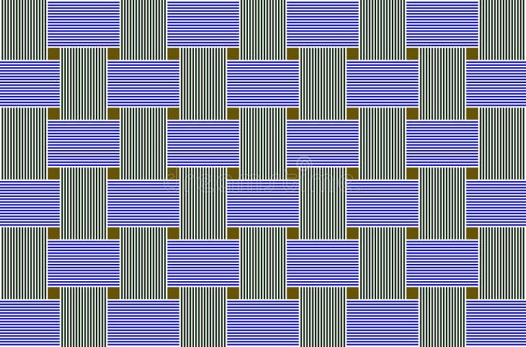 A Geometric Optical Illusion Pattern. Vertical and Horizontal Stripe ...