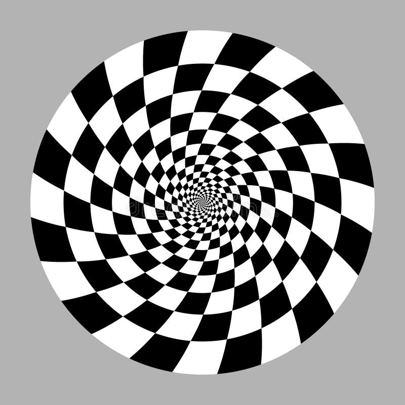 Geometric Optical Illusion. White and Black Circle Pattern Stock Vector ... Geometric Optical Illusion. White and Black Circle Pattern Stock Vector ...