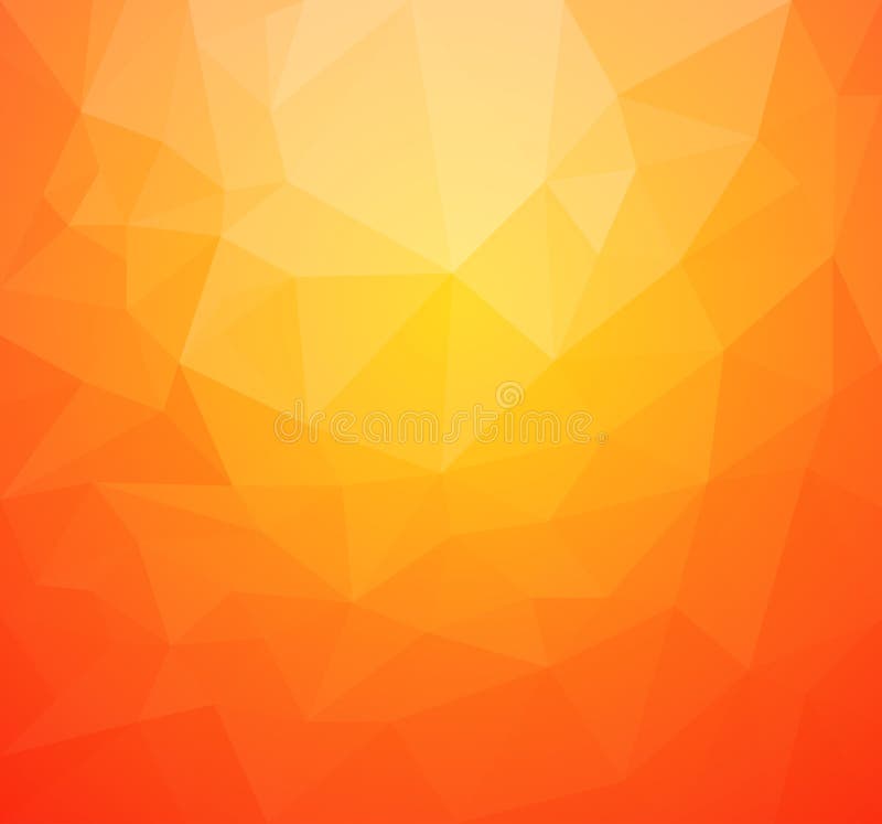 Geometric orange stock vector. Illustration of decoration - 48240161