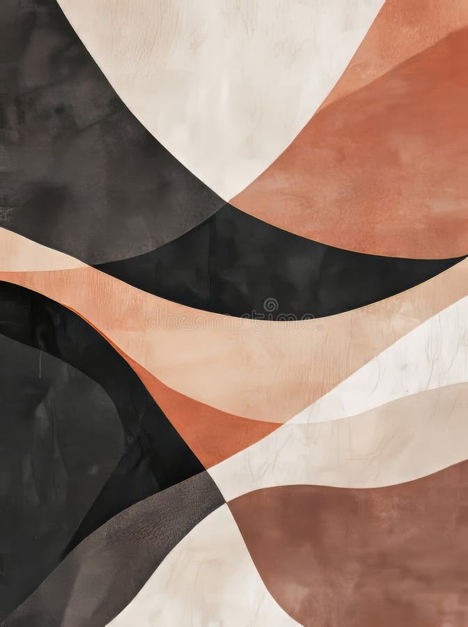 Geometric Organic Abstract Artwork with Colorful Texture for Decorative ...