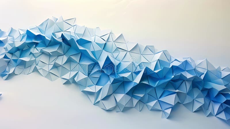 A Geometric Origami Wave Crafted from Folded Triangular Shapes ...