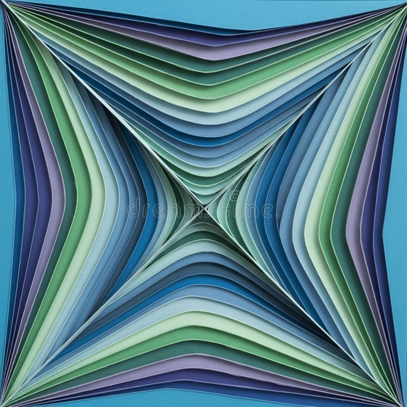 Symmetrical Folded Layers Stock Illustrations – 129 Symmetrical Folded ...