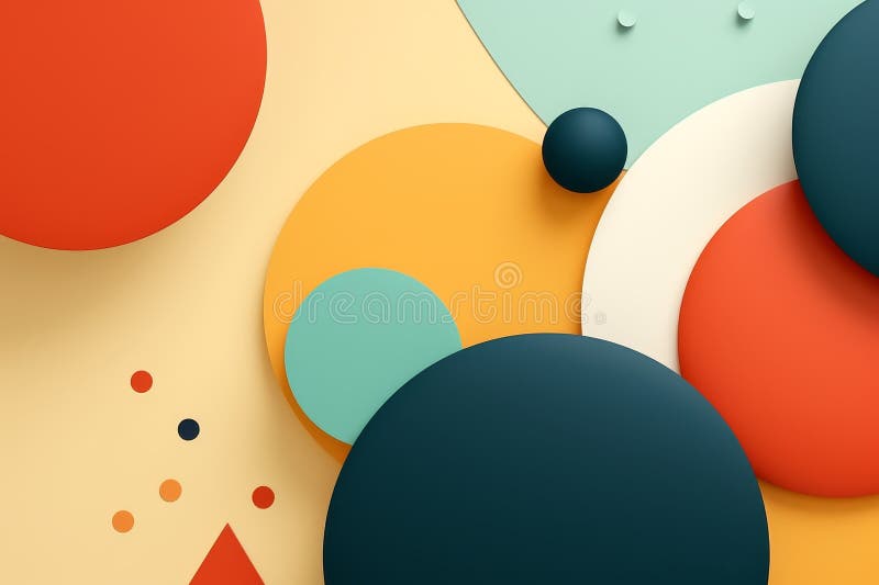 Geometric Paper Collage Style Pattern for Cover Pages, Templates ...