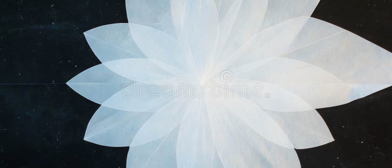 Geometric Paper Patterns Create a Structured Overlay with a Clear Area ...