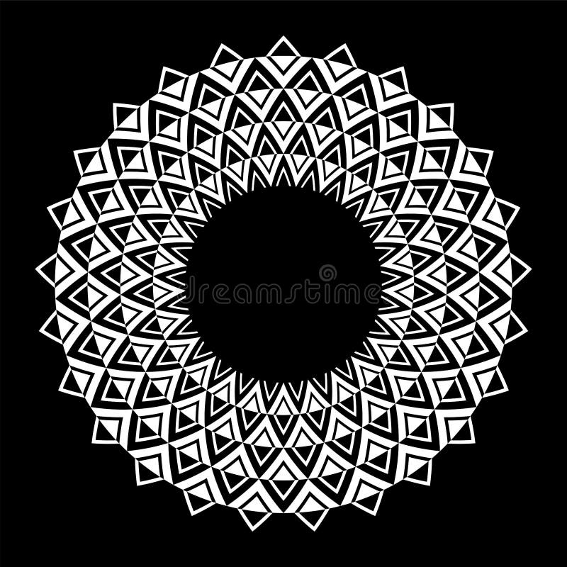Geometric Pattern. Abstract Circle Design Stock Vector - Illustration ...