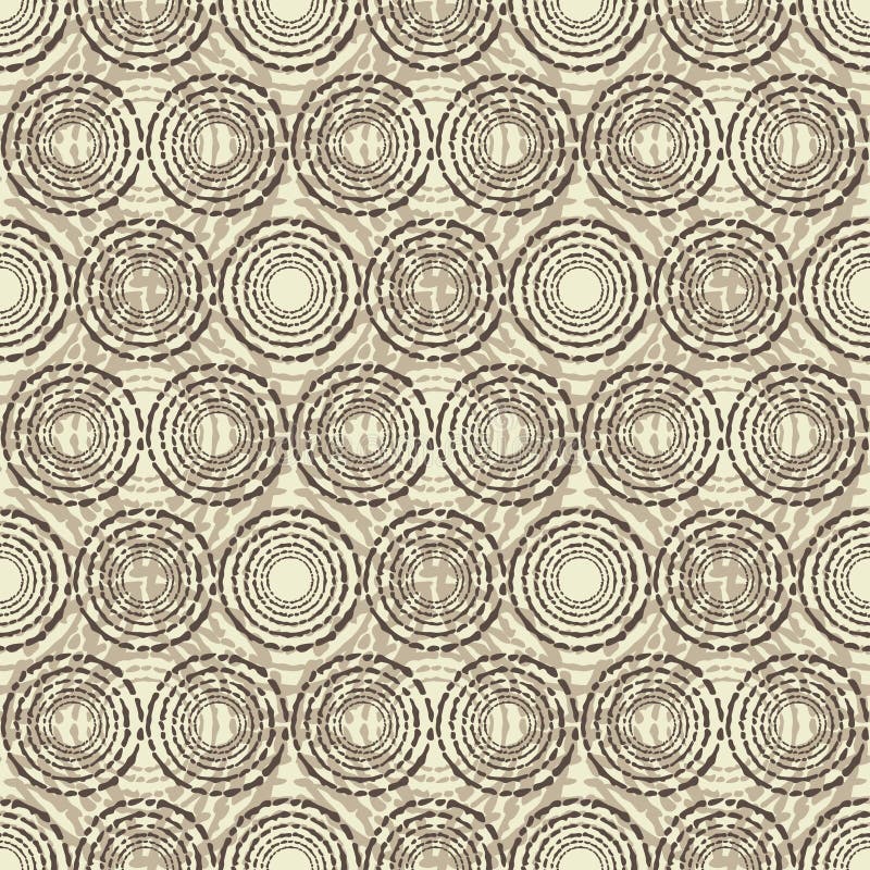 Geometric Pattern with Abstract Rings. Stock Vector - Illustration of ...