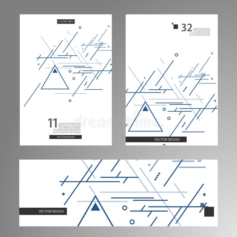 Geometric Pattern Background. Vector Abstract Lines and Triangles ...