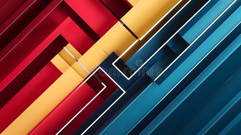 Geometric Pattern Background: Vibrant Colors and Sharp Lines Stock ...