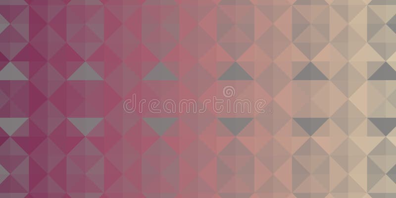 Geometric Pattern Backgrounds. Pink Colour Abstract Tile Background, Triangles Pixel Mosaic ...