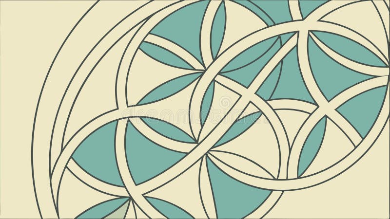 Geometric Pattern Based on Intersecting Circles Design Element Vector ...