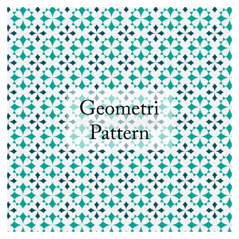 Geometric Pattern . Beautiful Decorated Background. Vector Illustration ...