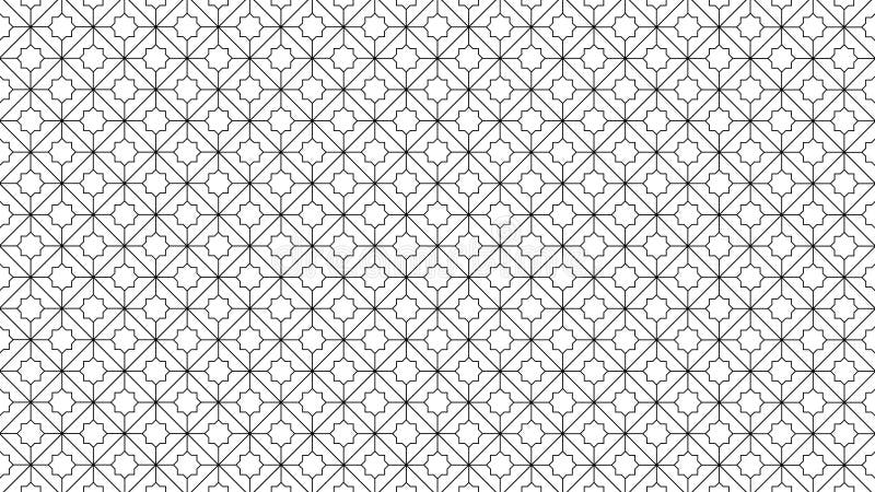 Black Geometric Shape Pattern on a White Background Stock Photo - Image ...