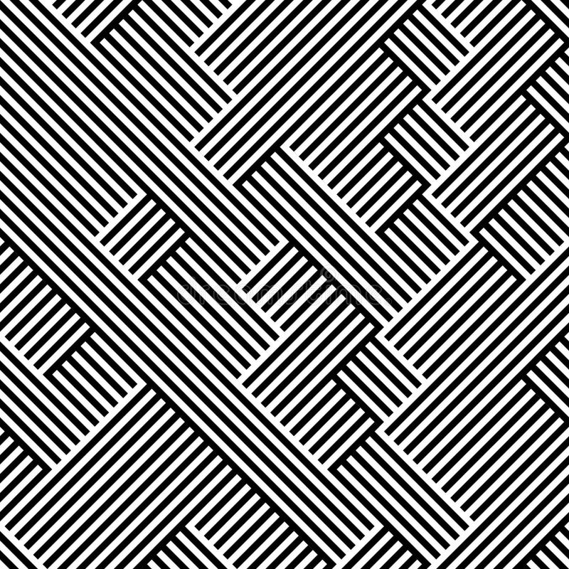 Geometric Pattern with Black Lines Stock Vector - Illustration of ...