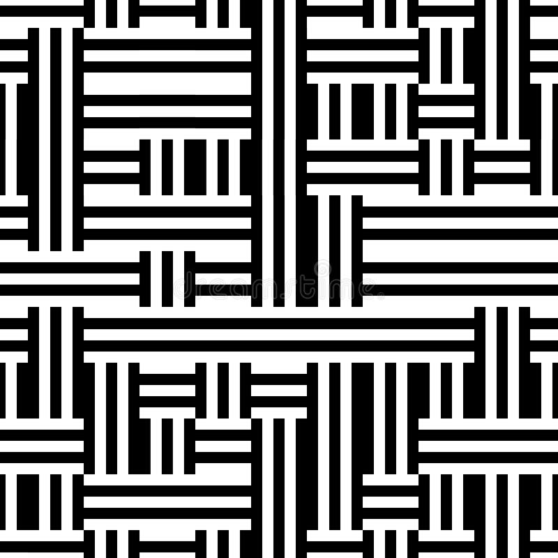 Geometric Pattern with Black Lines (2), Modern Stylish Image. Stock ...