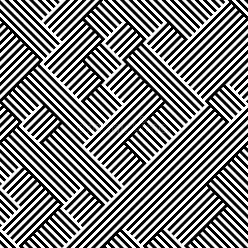 Geometric Pattern with Black Lines (2) Stock Vector - Illustration of ...